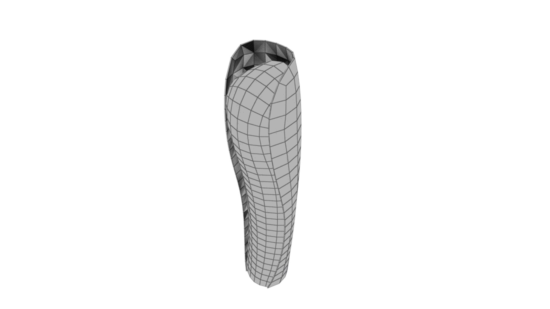 3D 300m Modern Curved Tower Model - TurboSquid 1879056