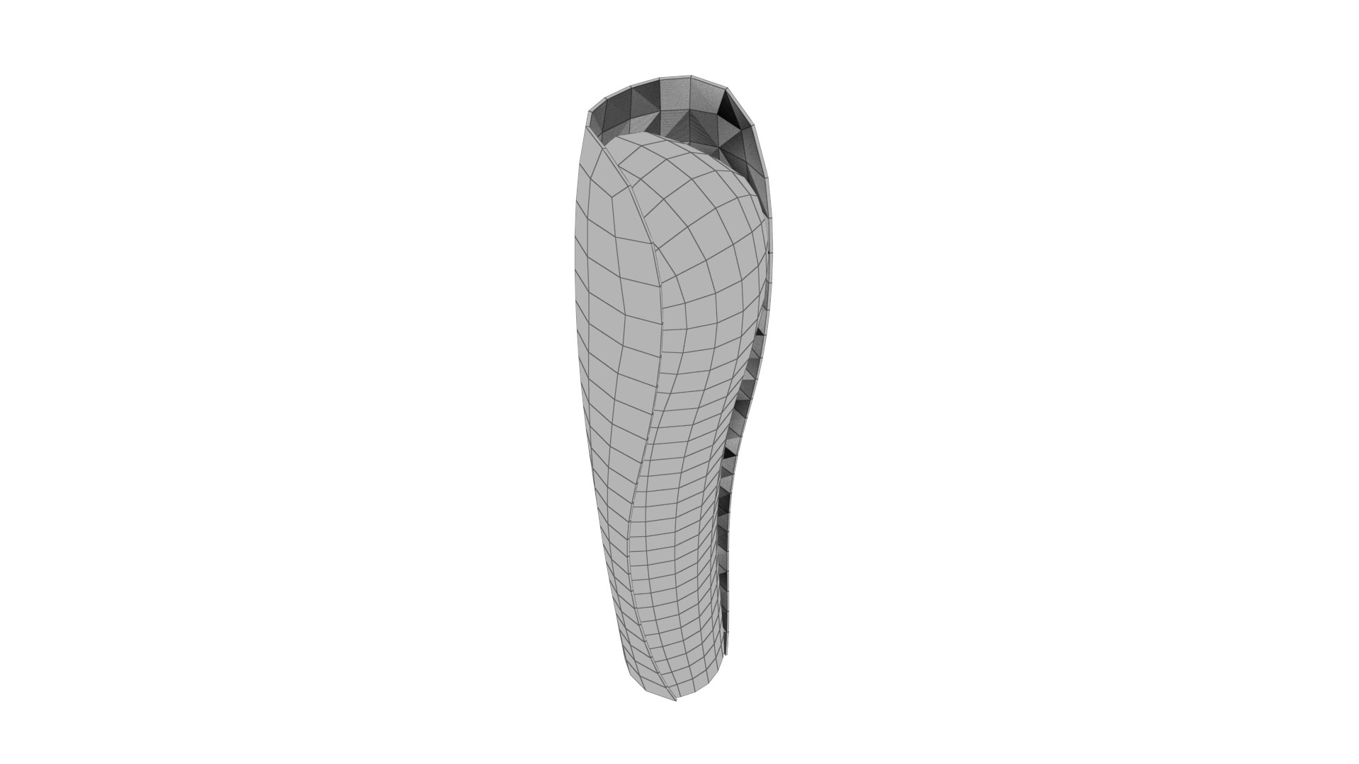 3D 300m Modern Curved Tower Model - TurboSquid 1879056