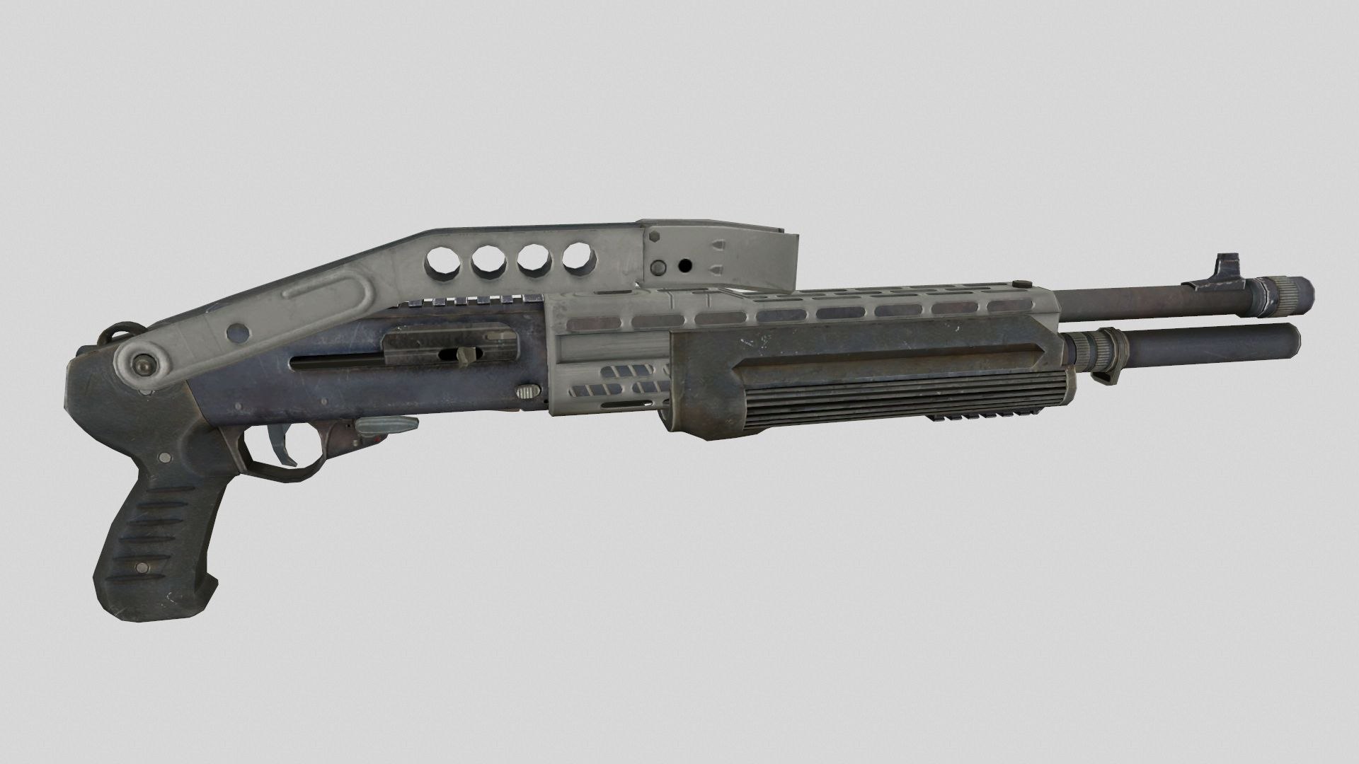 Spas 12 3D model - TurboSquid 1537907