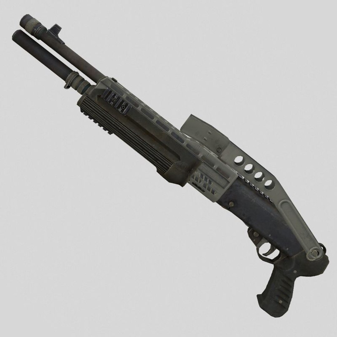 Spas 12 3D model - TurboSquid 1537907