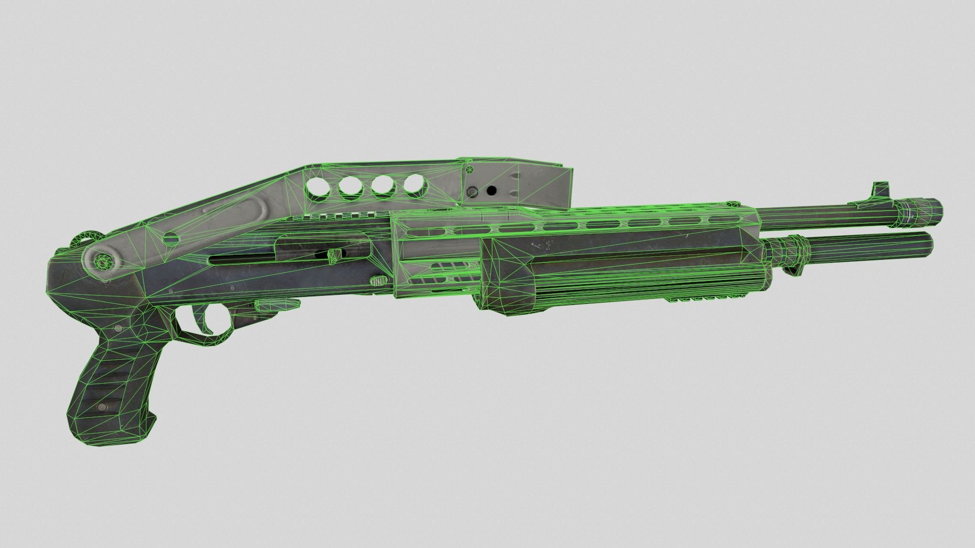 Spas 12 3D model - TurboSquid 1537907