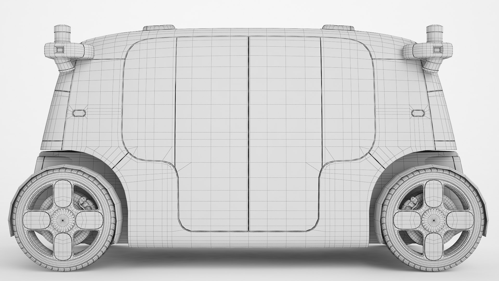 3D Autonomous Robotaxi 02 Model - TurboSquid 2000961