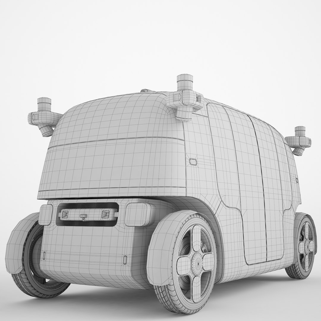 3D Autonomous Robotaxi 02 Model - TurboSquid 2000961