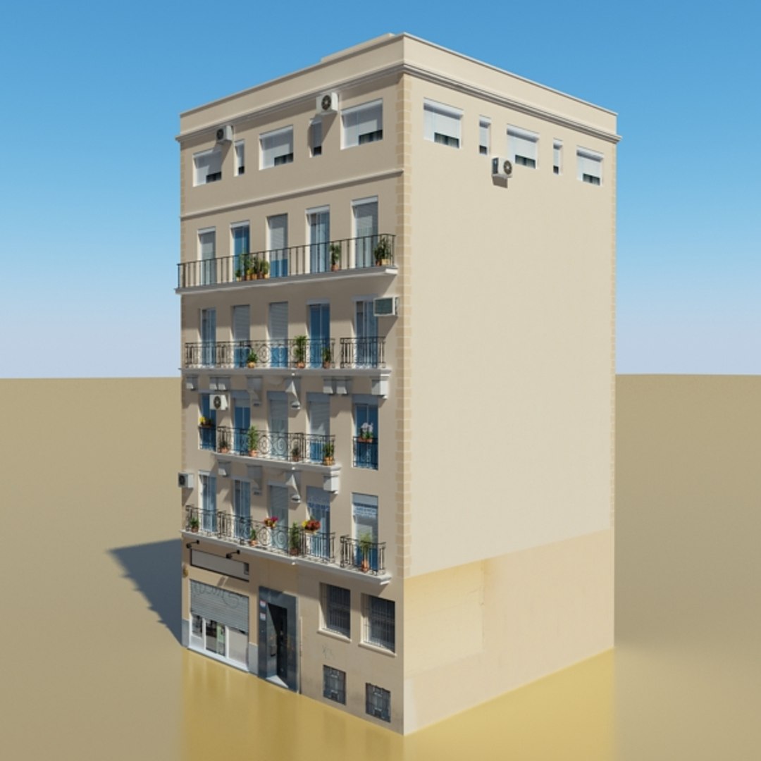 3d Model Photorealistic Building 18
