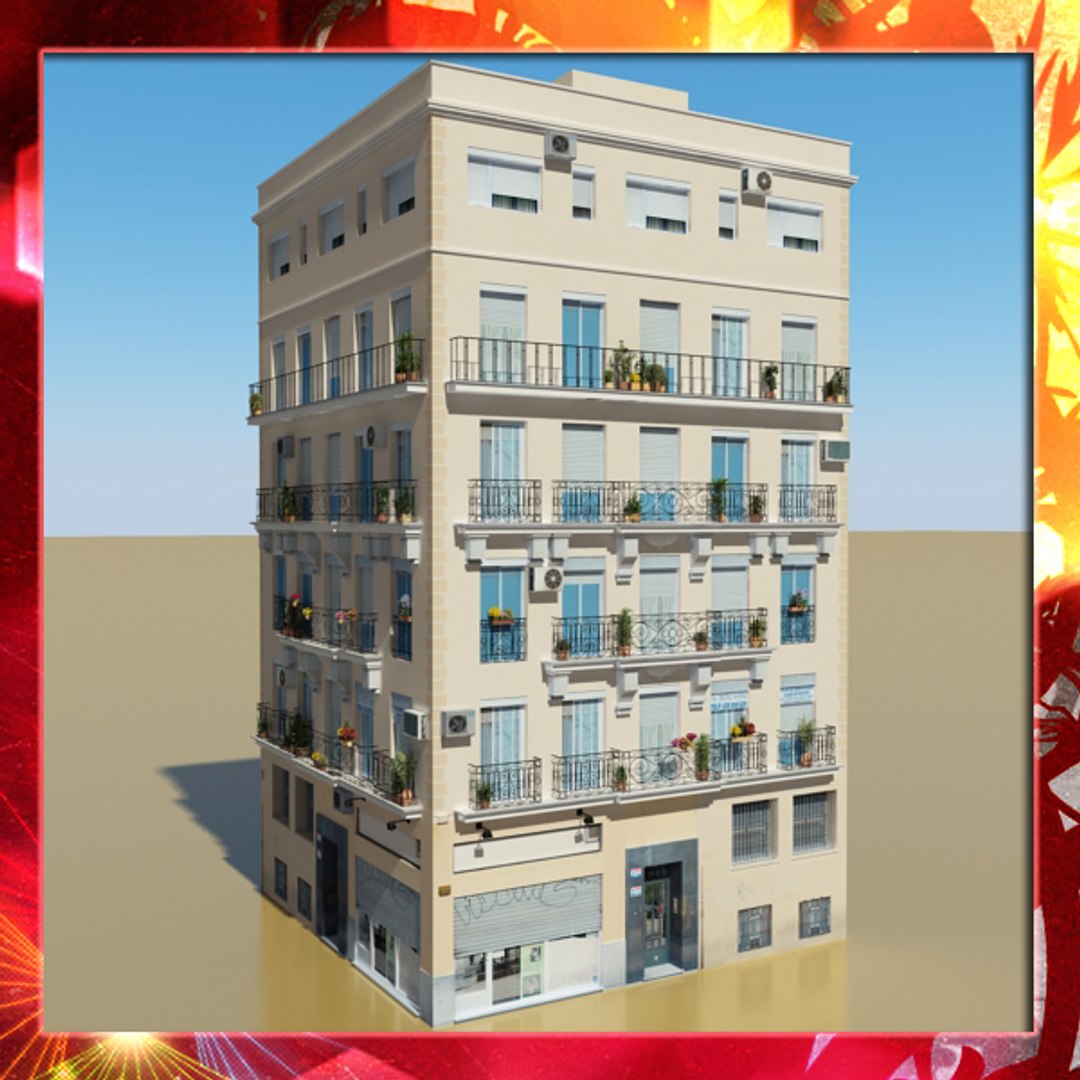 3d Model Photorealistic Building 18
