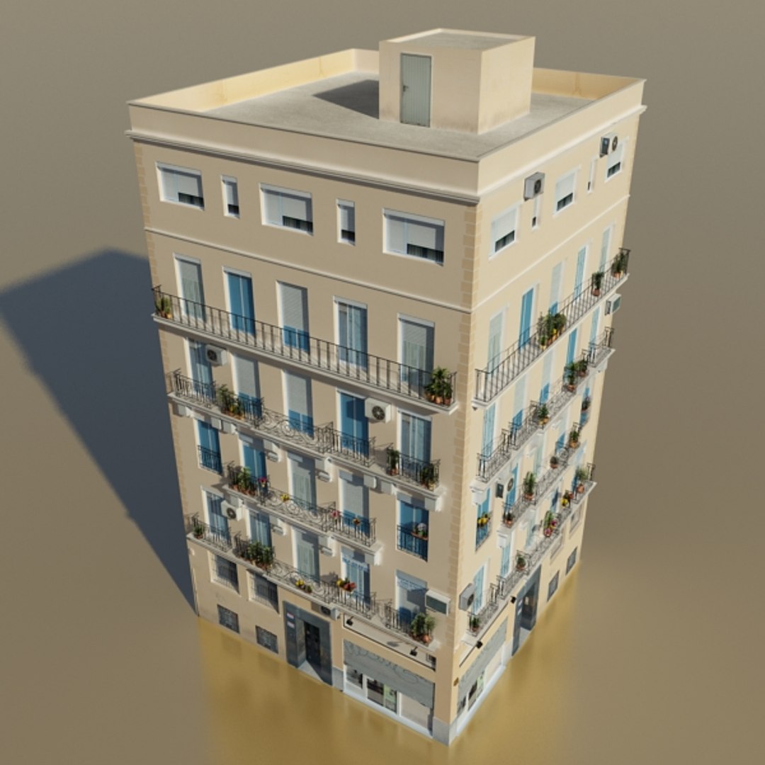 3d Model Photorealistic Building 18