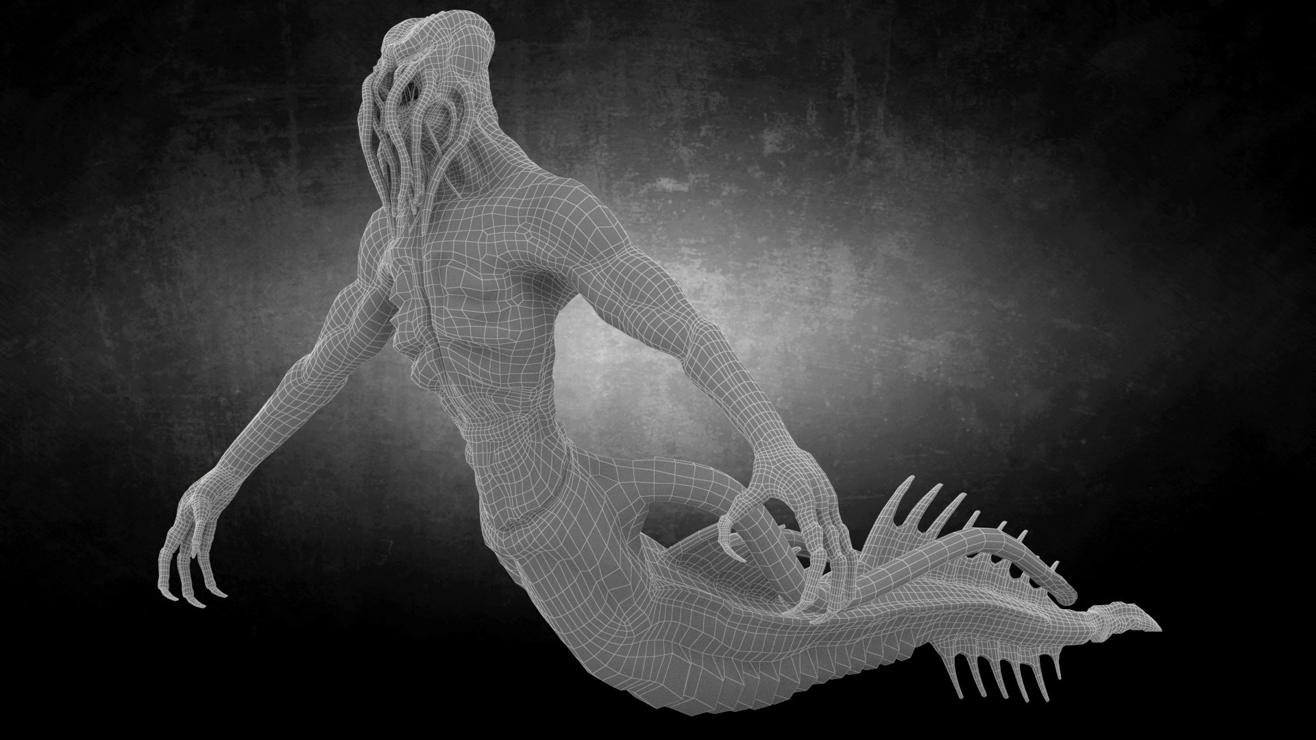Cthulhu Sea Monster Base Mesh 3D Model - TurboSquid 2107368