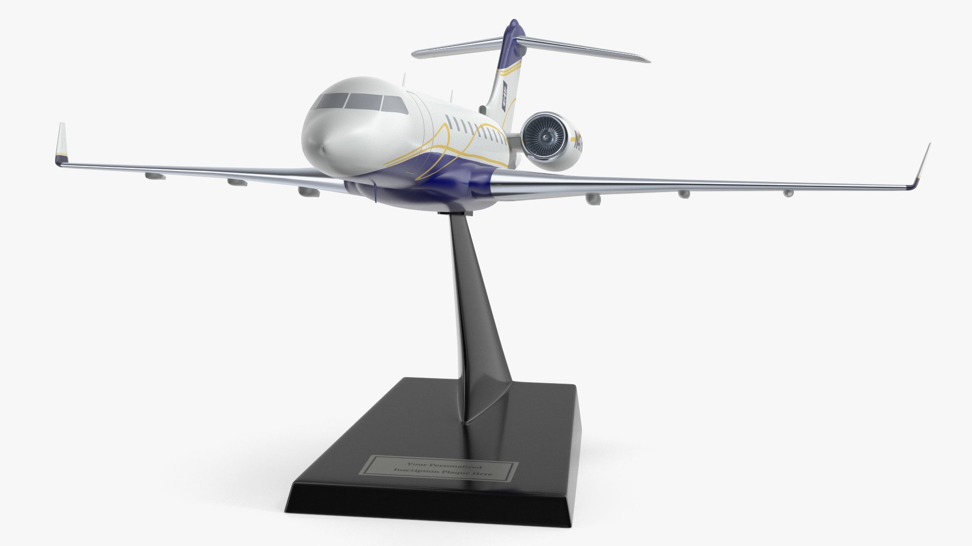 Bombardier Global 6000 Scale Model with Stand 3D - TurboSquid 1771465