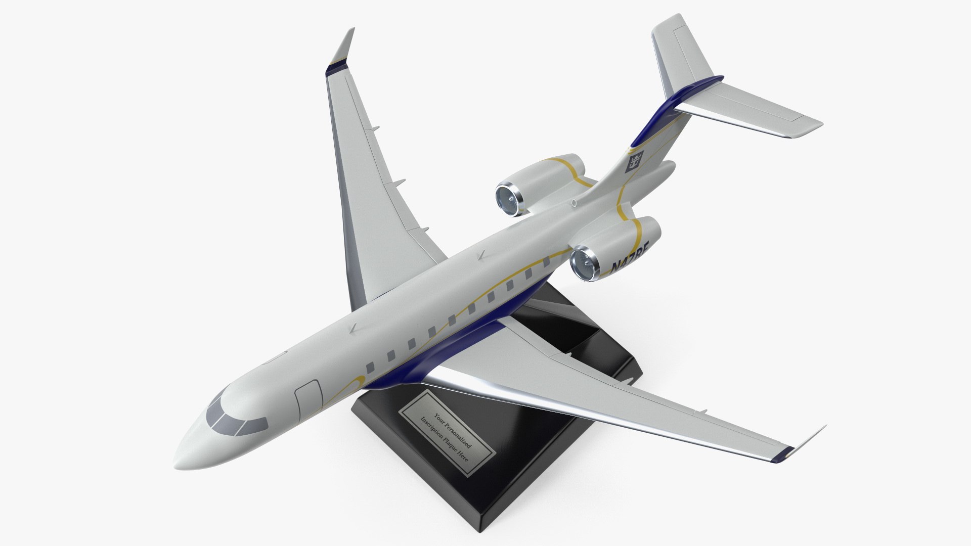 Bombardier Global 6000 Scale Model with Stand 3D - TurboSquid 1771465