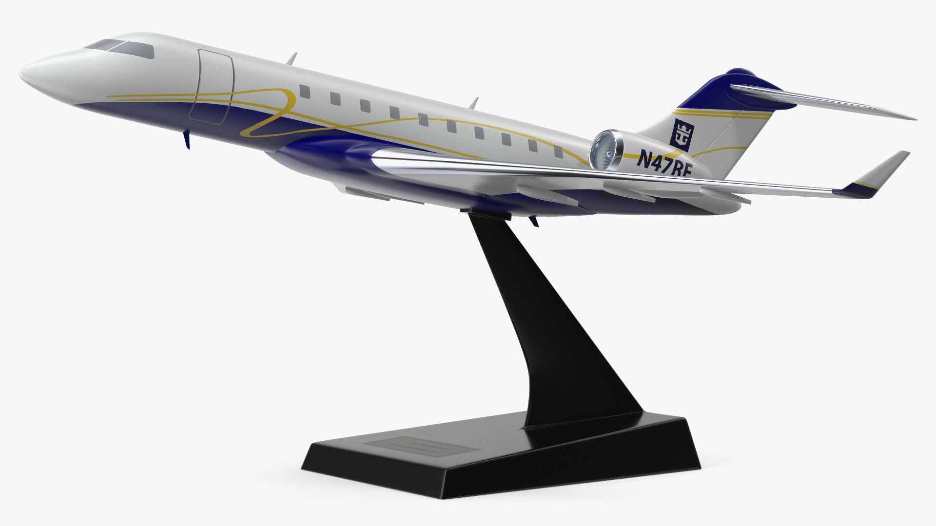 Bombardier Global 6000 Scale Model with Stand 3D - TurboSquid 1771465