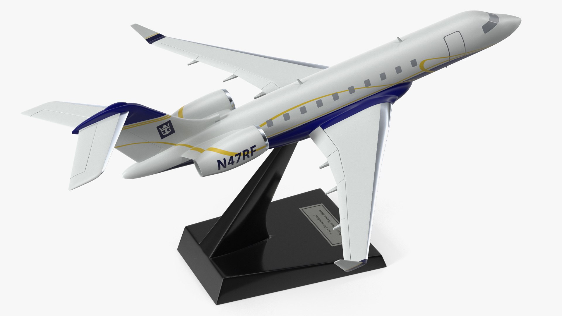 Bombardier Global 6000 Scale Model with Stand 3D - TurboSquid 1771465