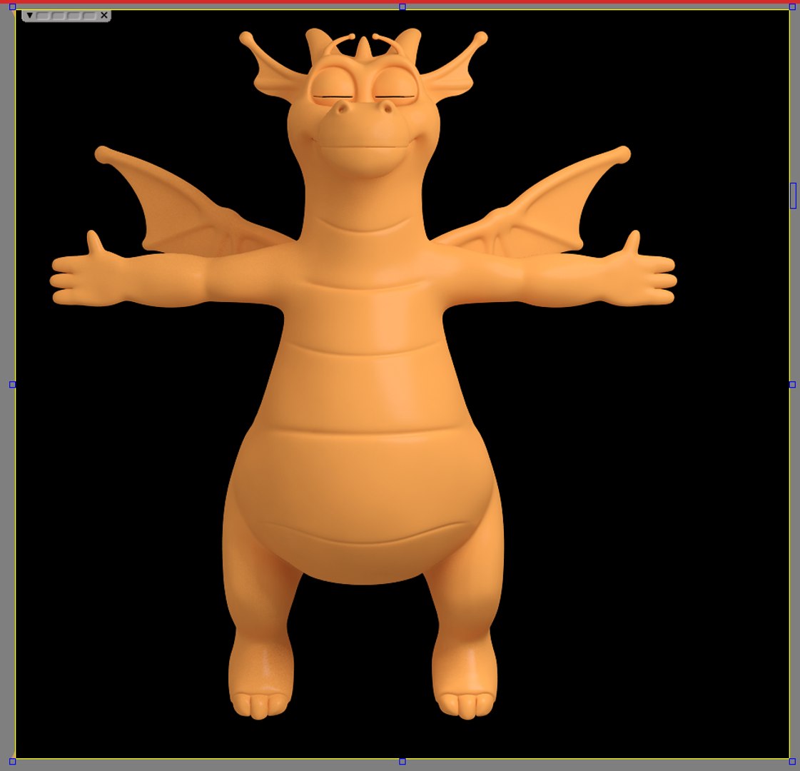 3D Model Dragon Childish - TurboSquid 1284941