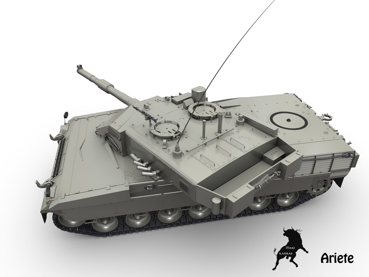 3ds max tank ariete