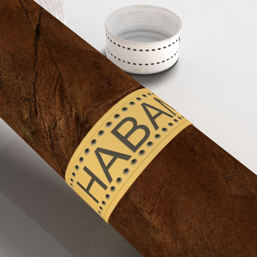 3d Model Cigars Havana Materials