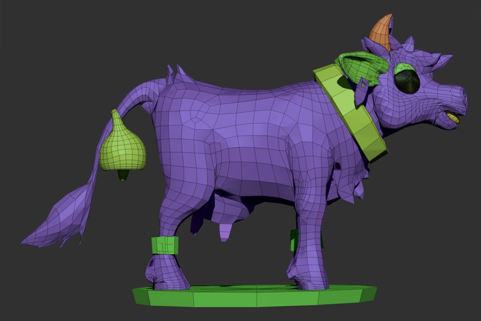 3D model cow livestock animal - TurboSquid 1671912