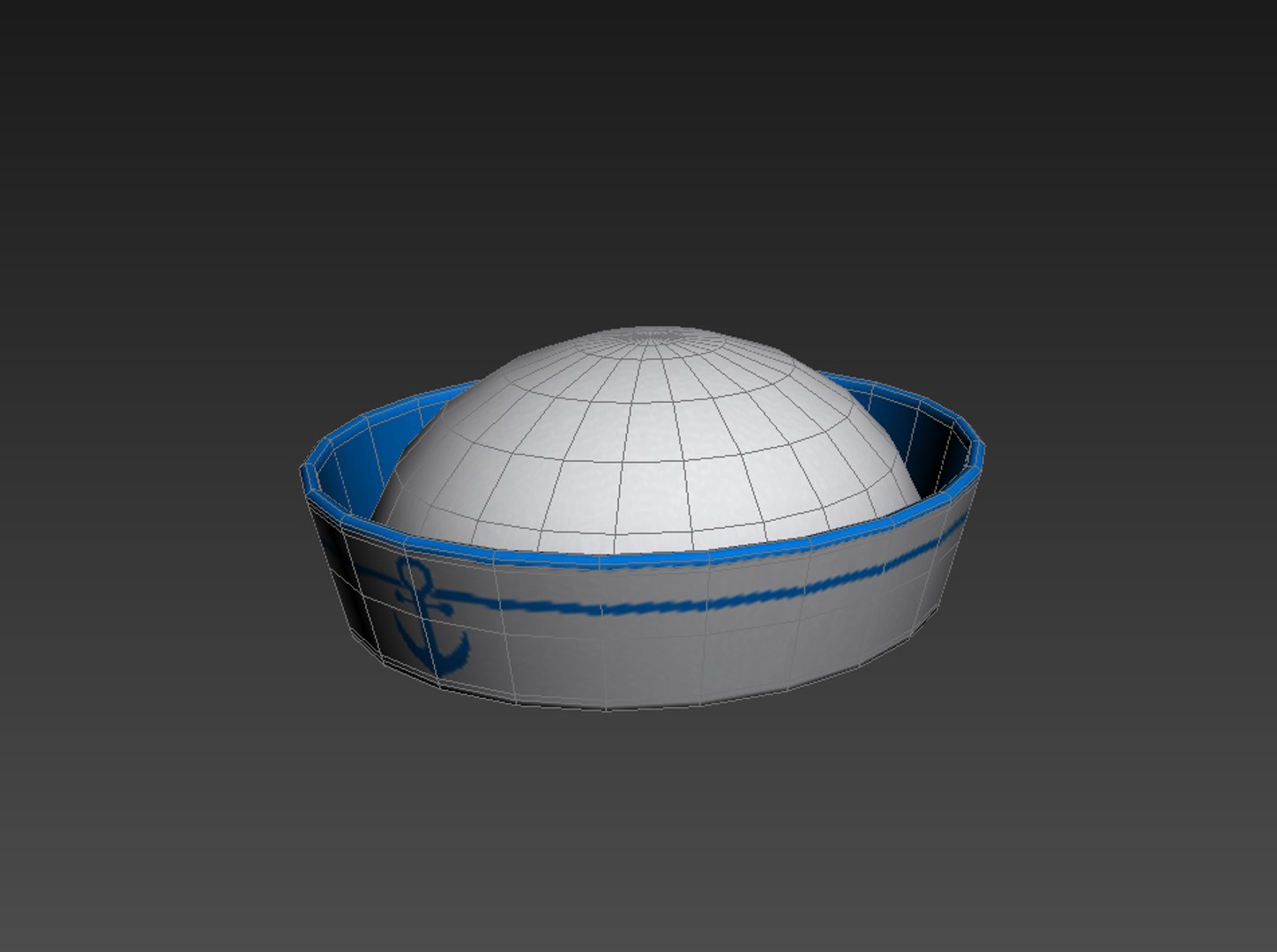 3D Sailor Hat - TurboSquid 1398480