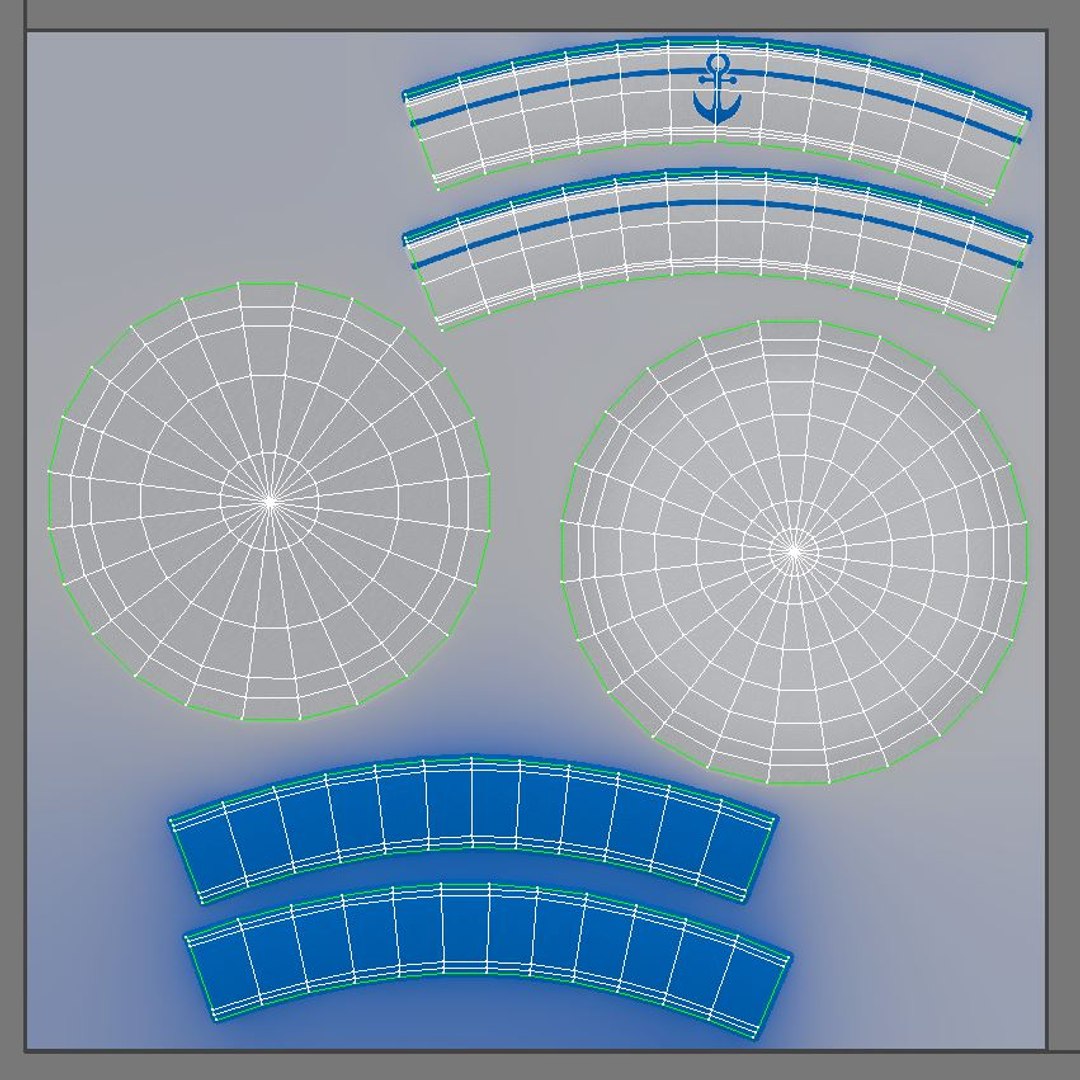 3D Sailor Hat - TurboSquid 1398480