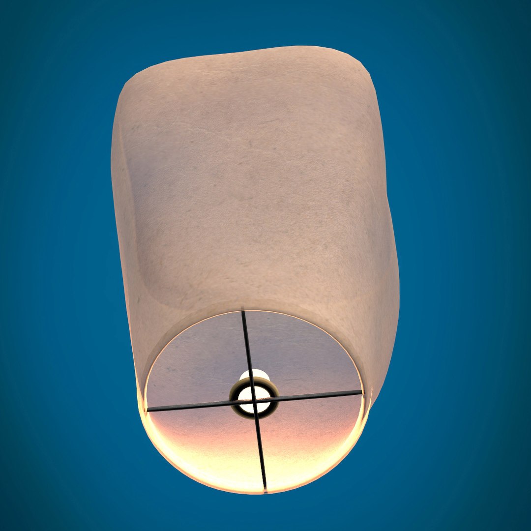 Sky Lantern 3D Model - TurboSquid 1702793