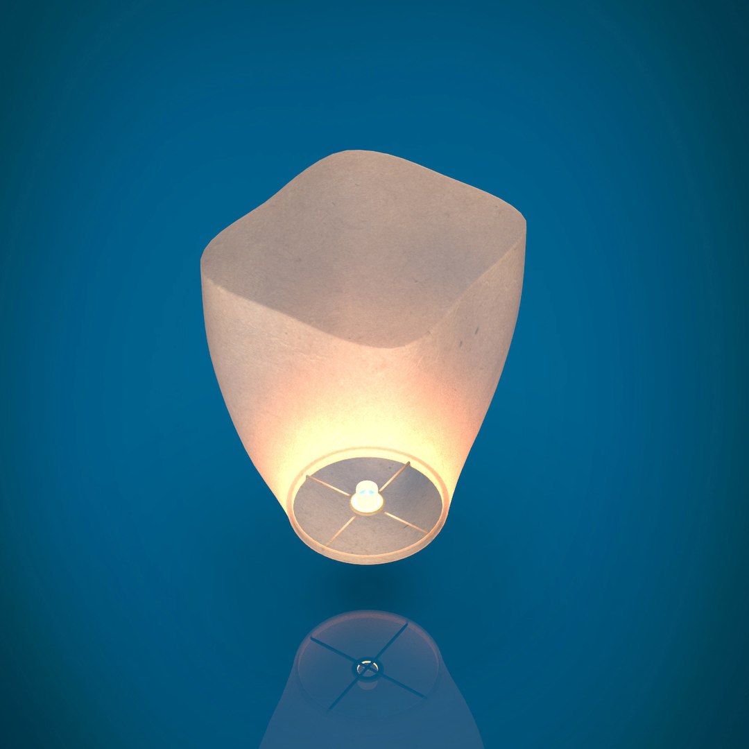 Sky Lantern 3D Model - TurboSquid 1702793