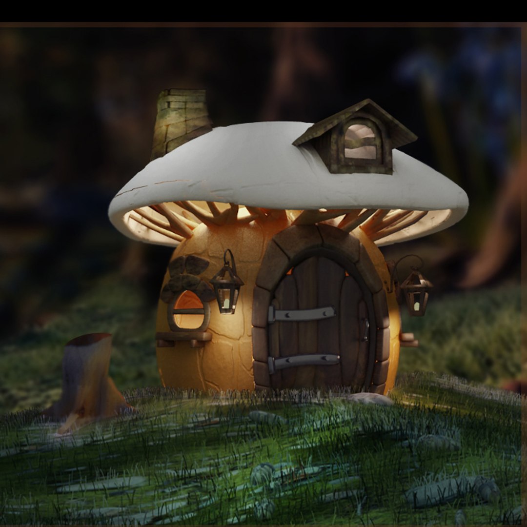 Toon Cartoon House 3d 3ds