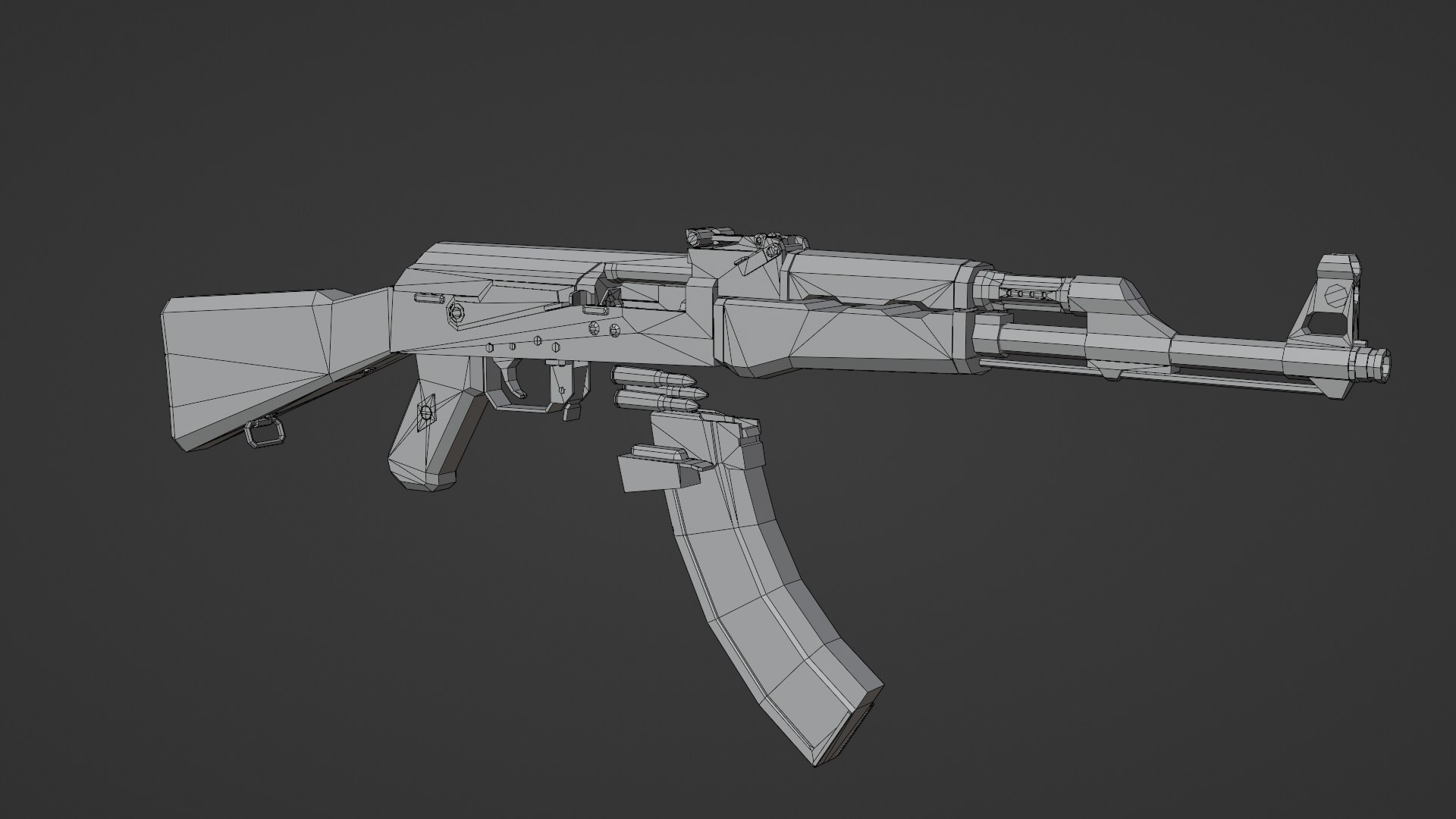 AK 47 Type 1 Model - TurboSquid 2229090