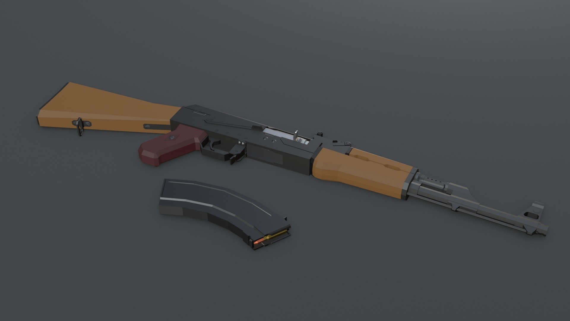 AK 47 Type 1 Model - TurboSquid 2229090