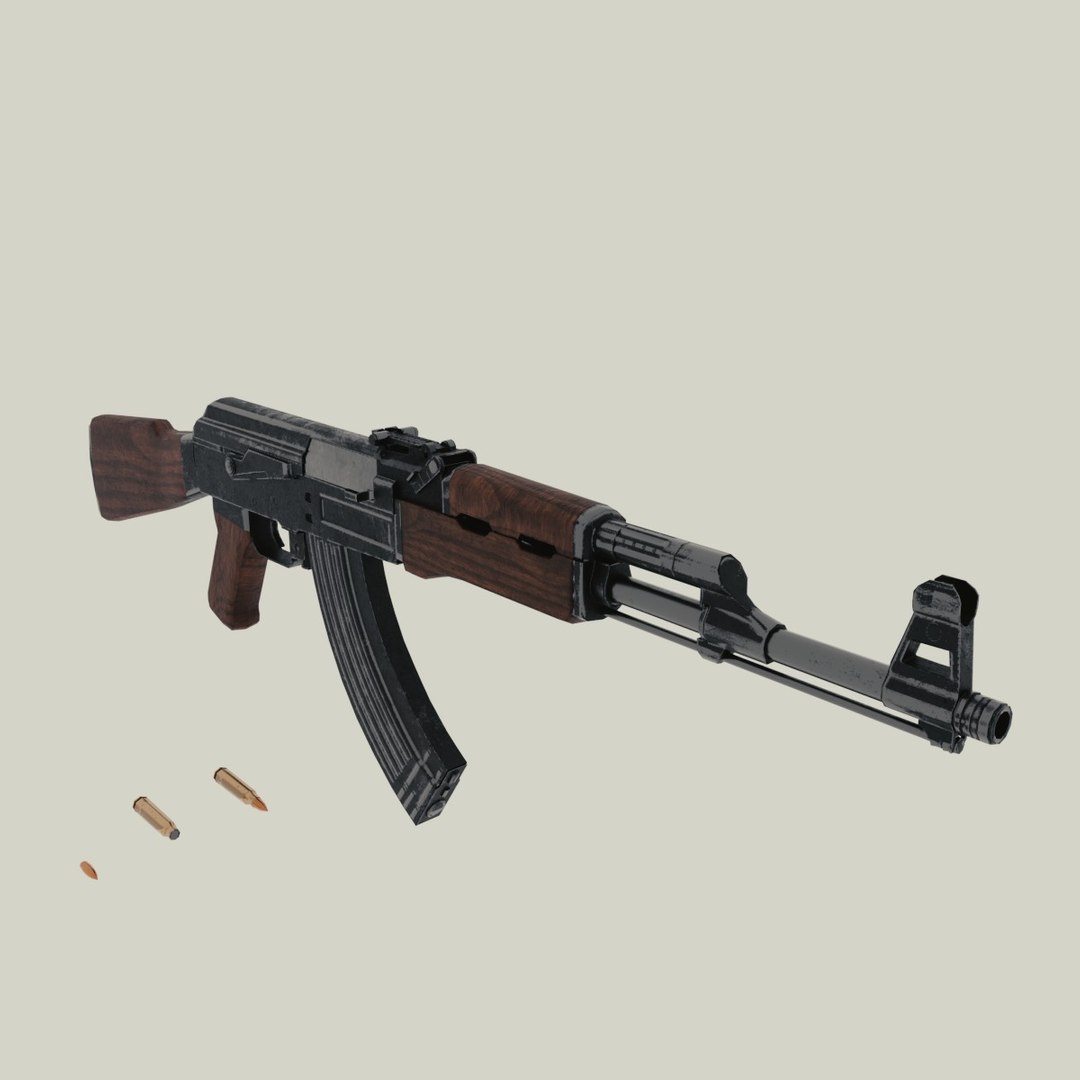 3D Ak-47 Model - TurboSquid 1242479