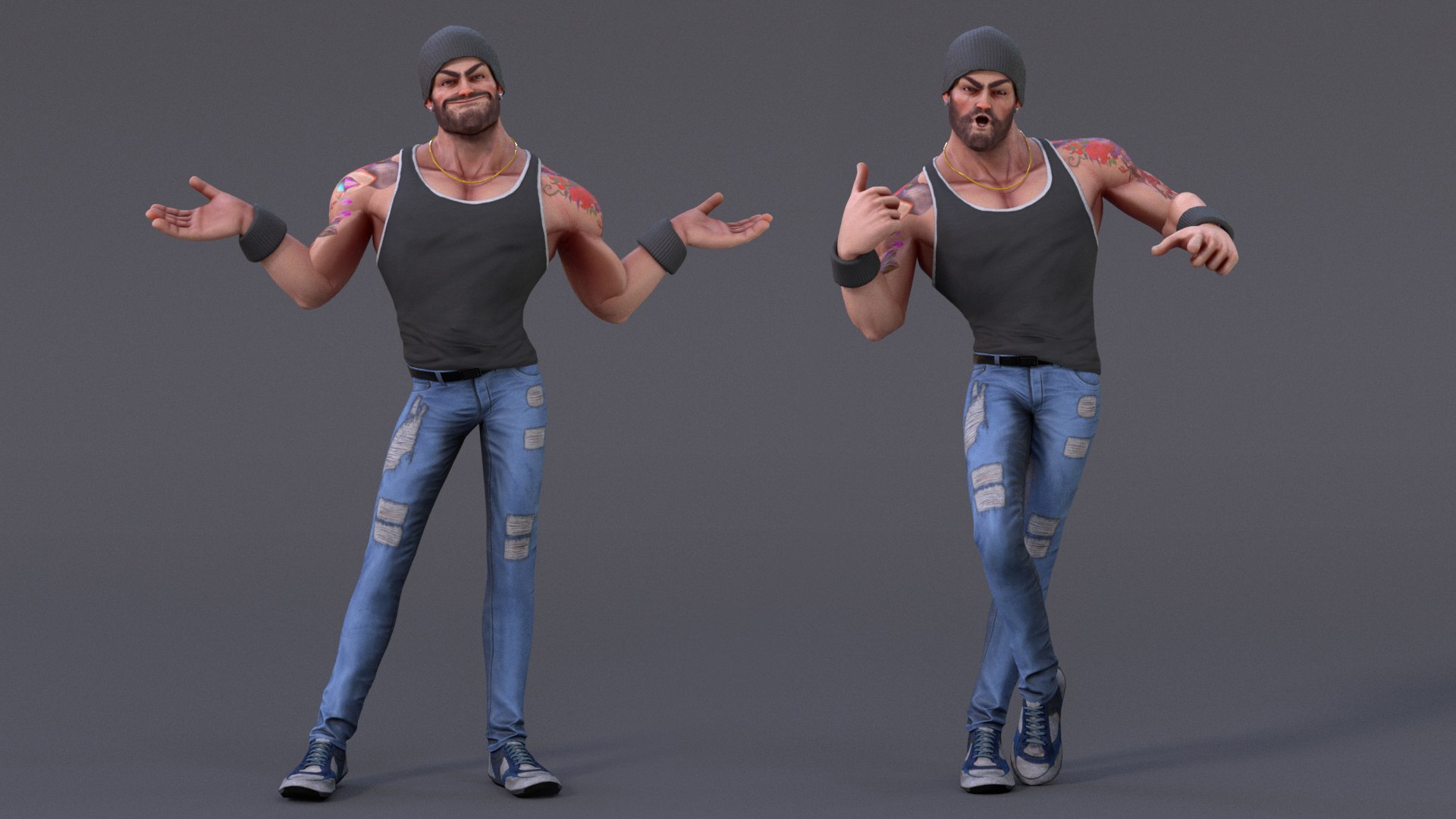 3D James Cartoon Rig V2 - TurboSquid 2122634