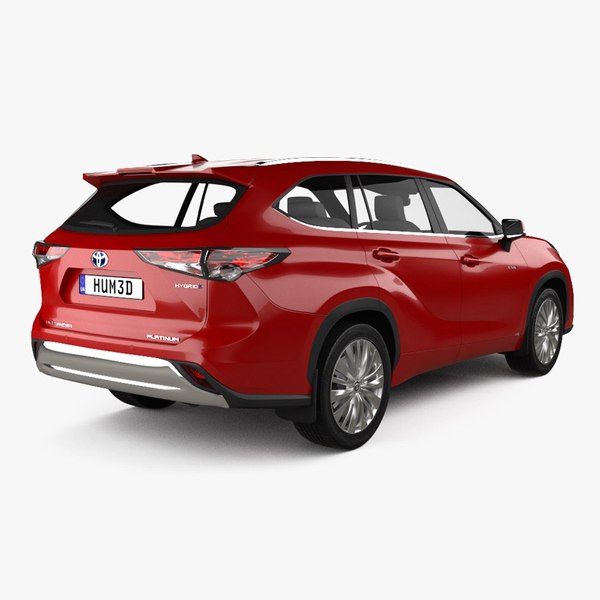 3D model Toyota Highlander Platinum hybrid 2020 - TurboSquid 1945701