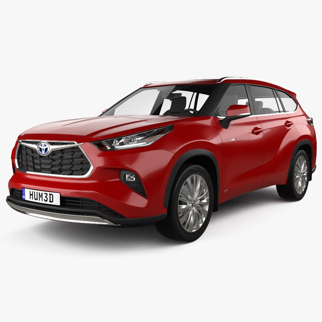 3D Model Toyota Highlander Platinum Hybrid 2020 - TurboSquid 1945701