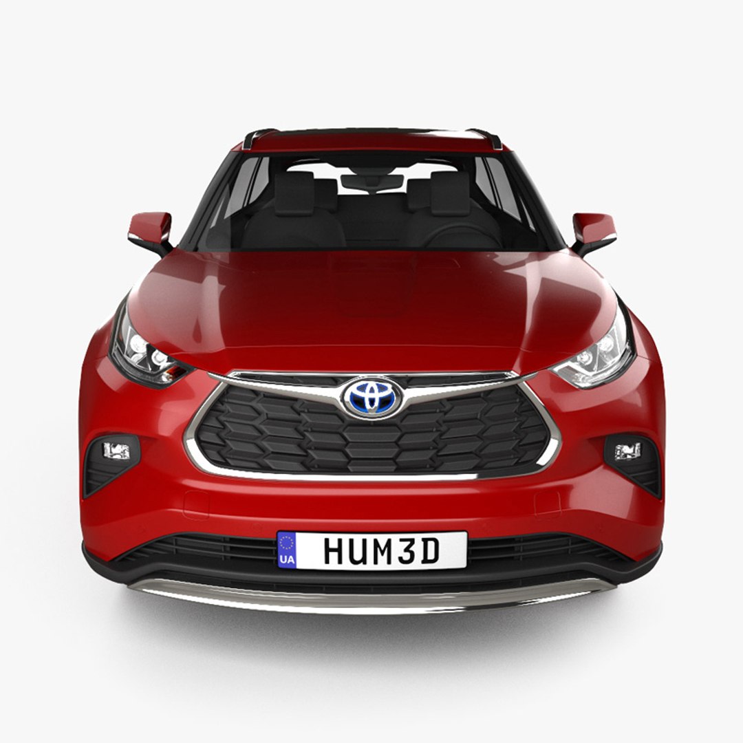 3D Model Toyota Highlander Platinum Hybrid 2020 - TurboSquid 1945701