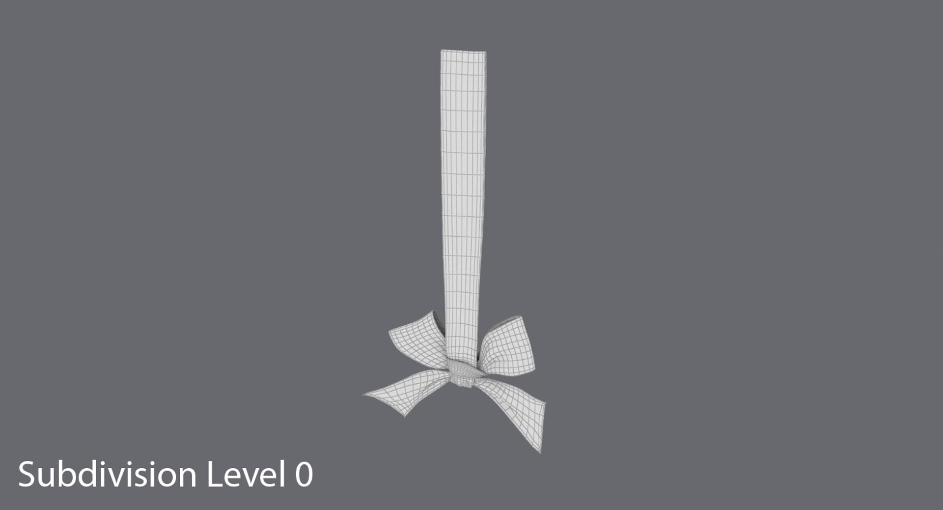 Ribbon Hanging 3d Model