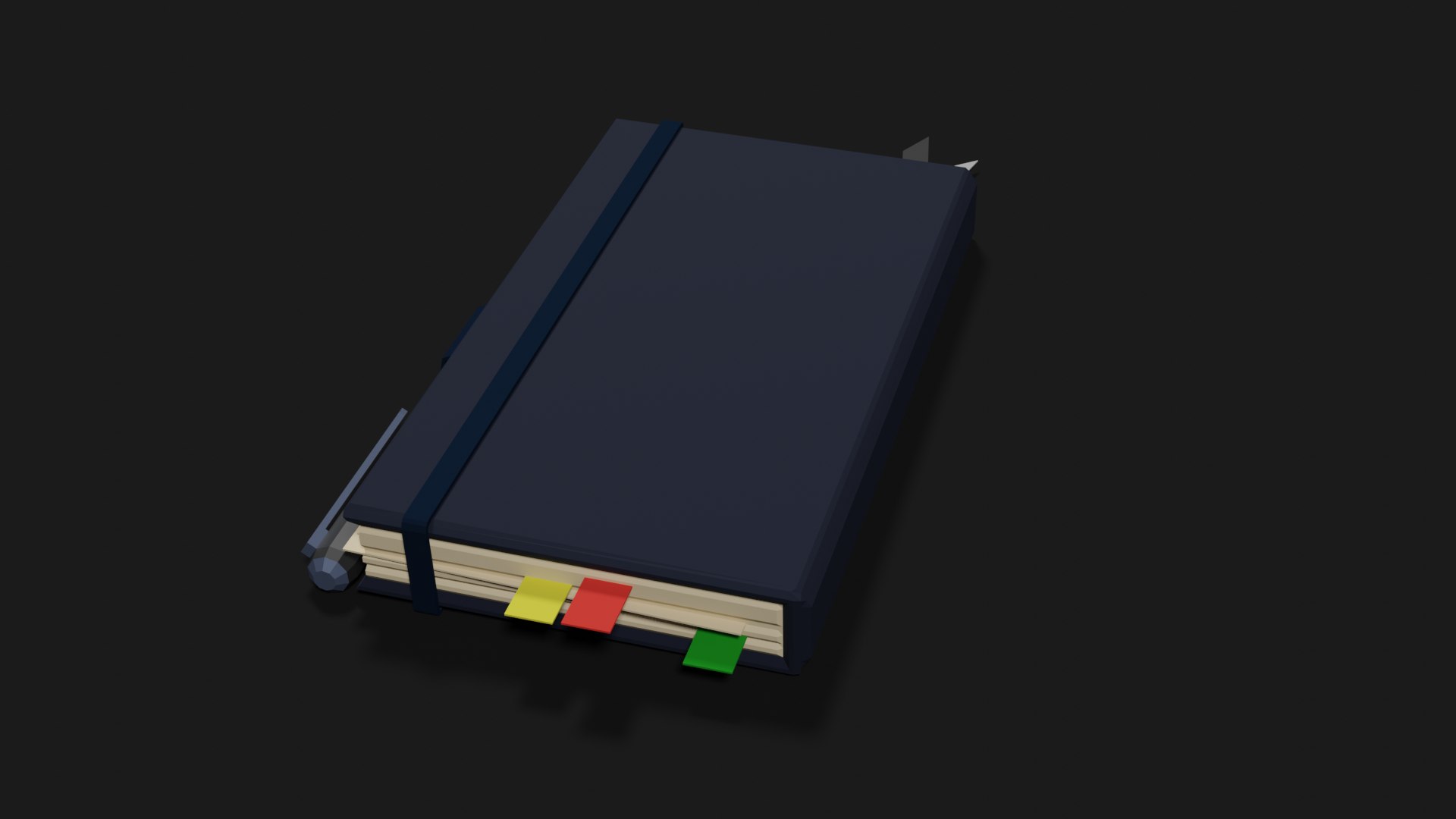 Lowpoly Notebook model - TurboSquid 1734859