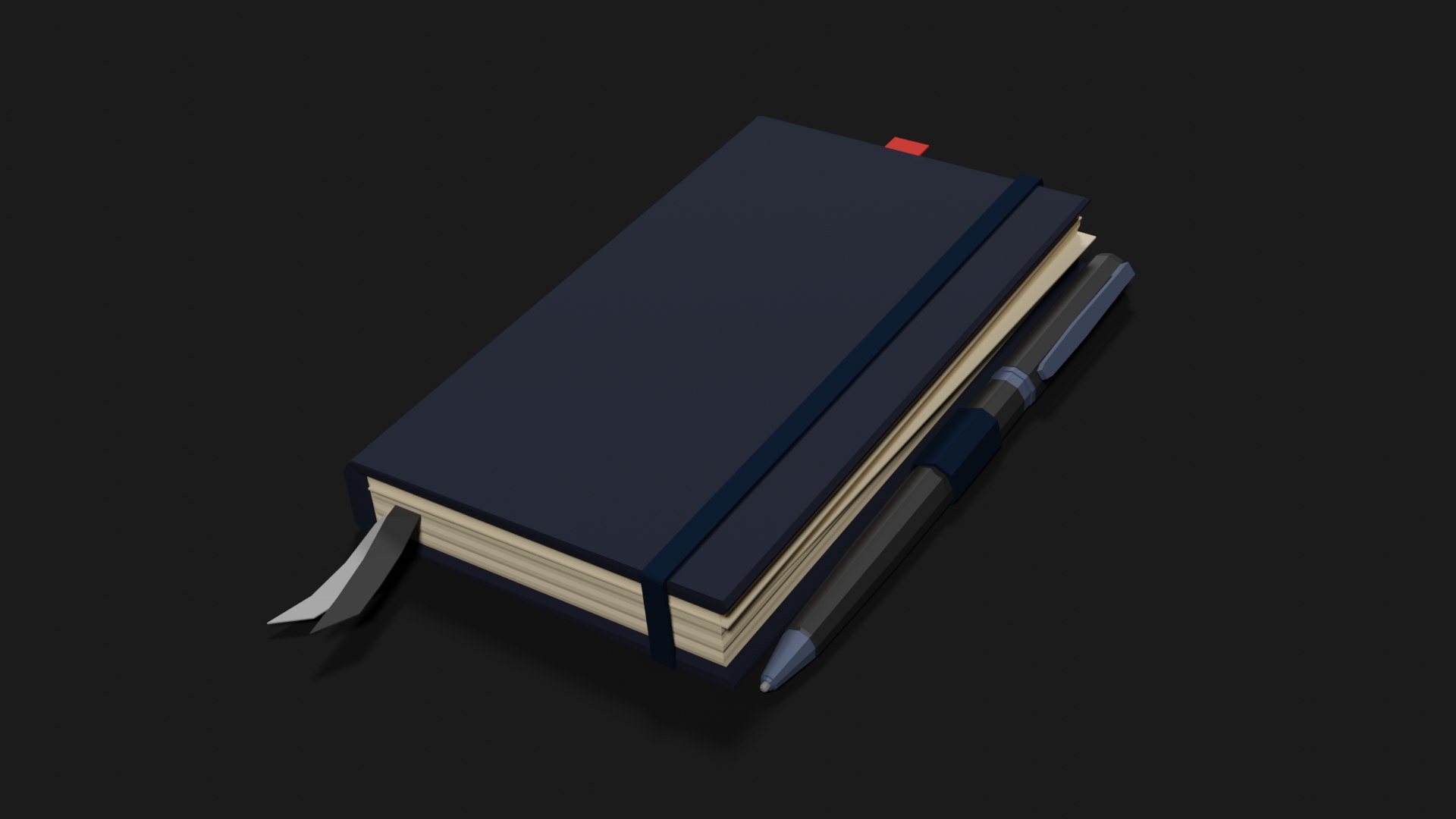 Lowpoly Notebook model - TurboSquid 1734859