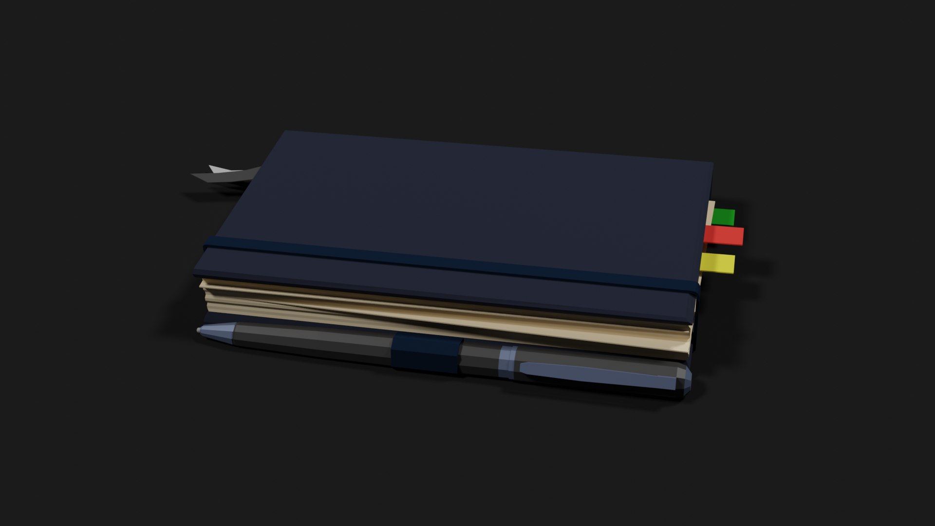 Lowpoly Notebook model - TurboSquid 1734859