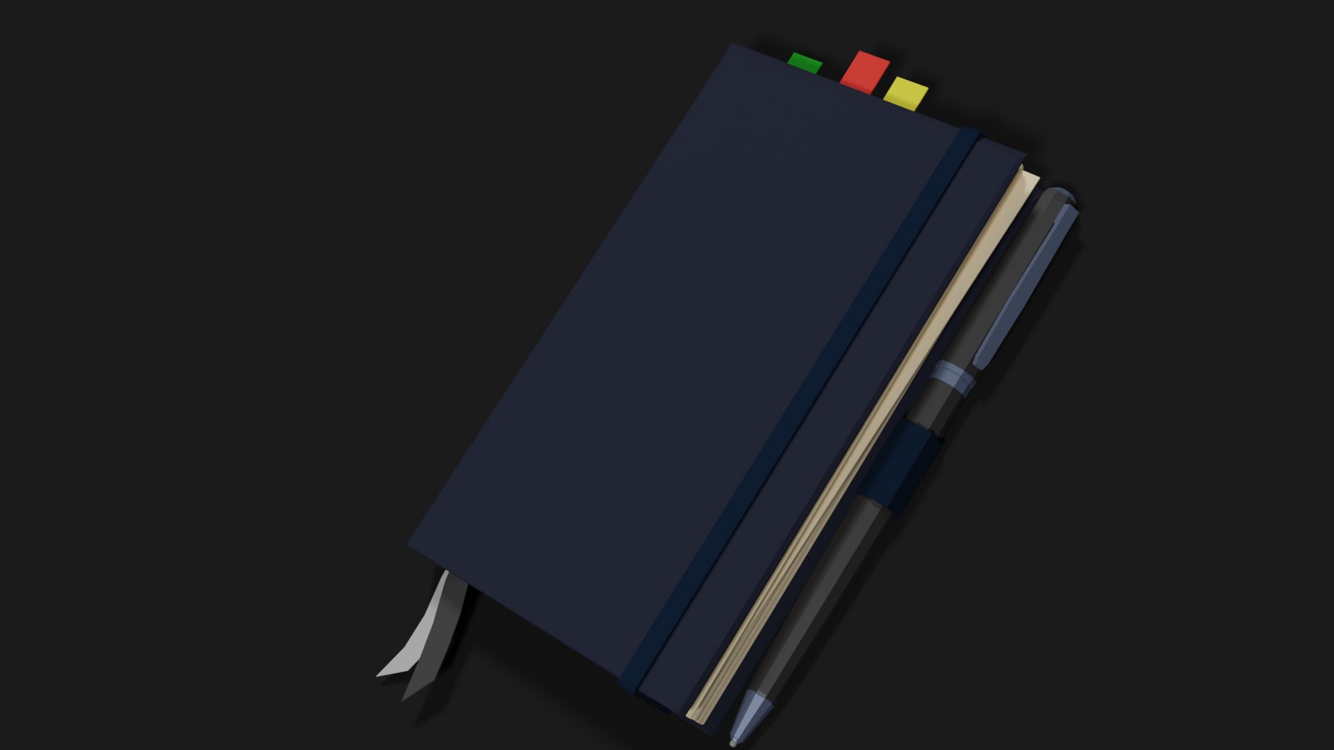 Lowpoly Notebook model - TurboSquid 1734859