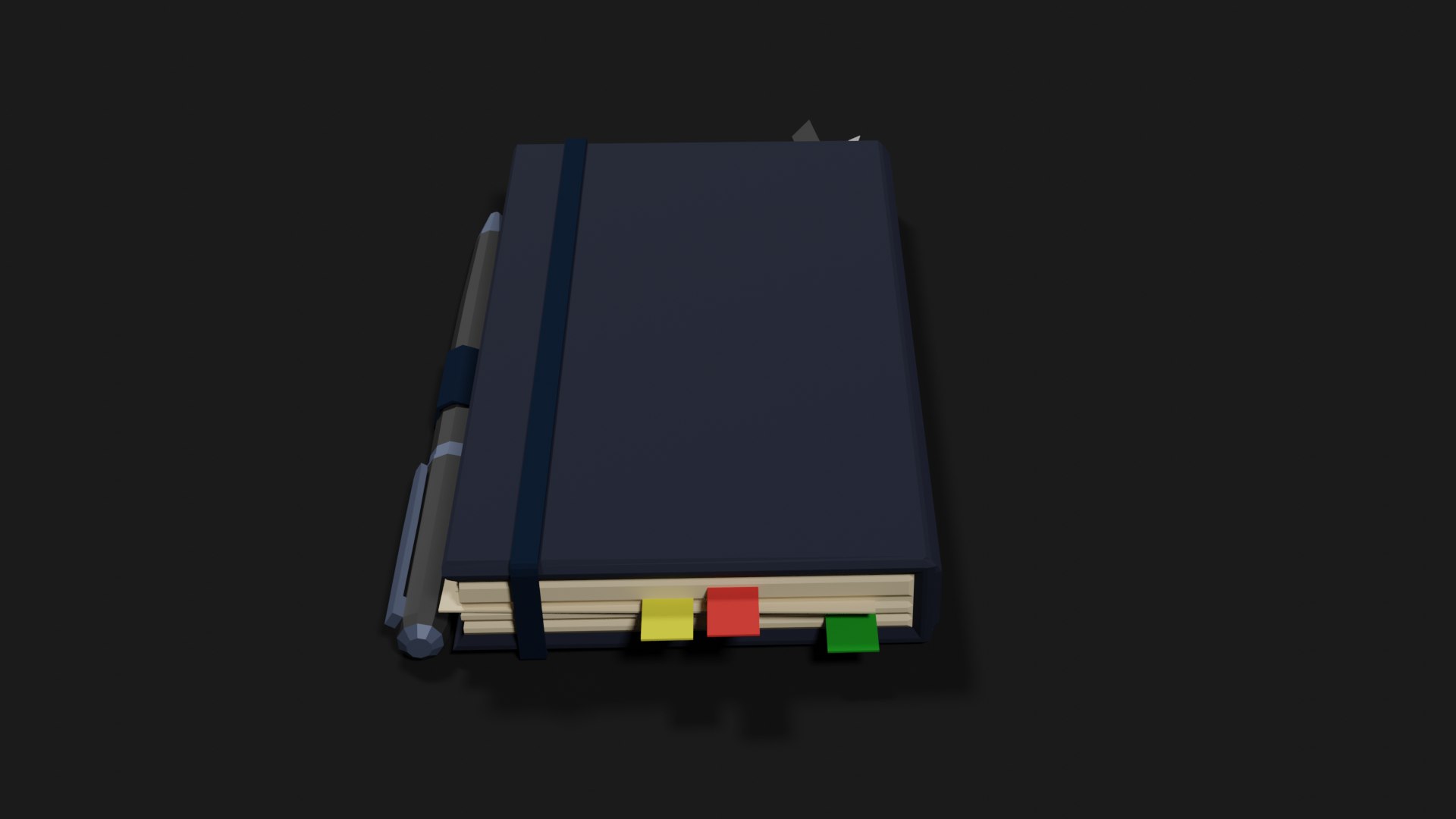 Lowpoly Notebook model - TurboSquid 1734859