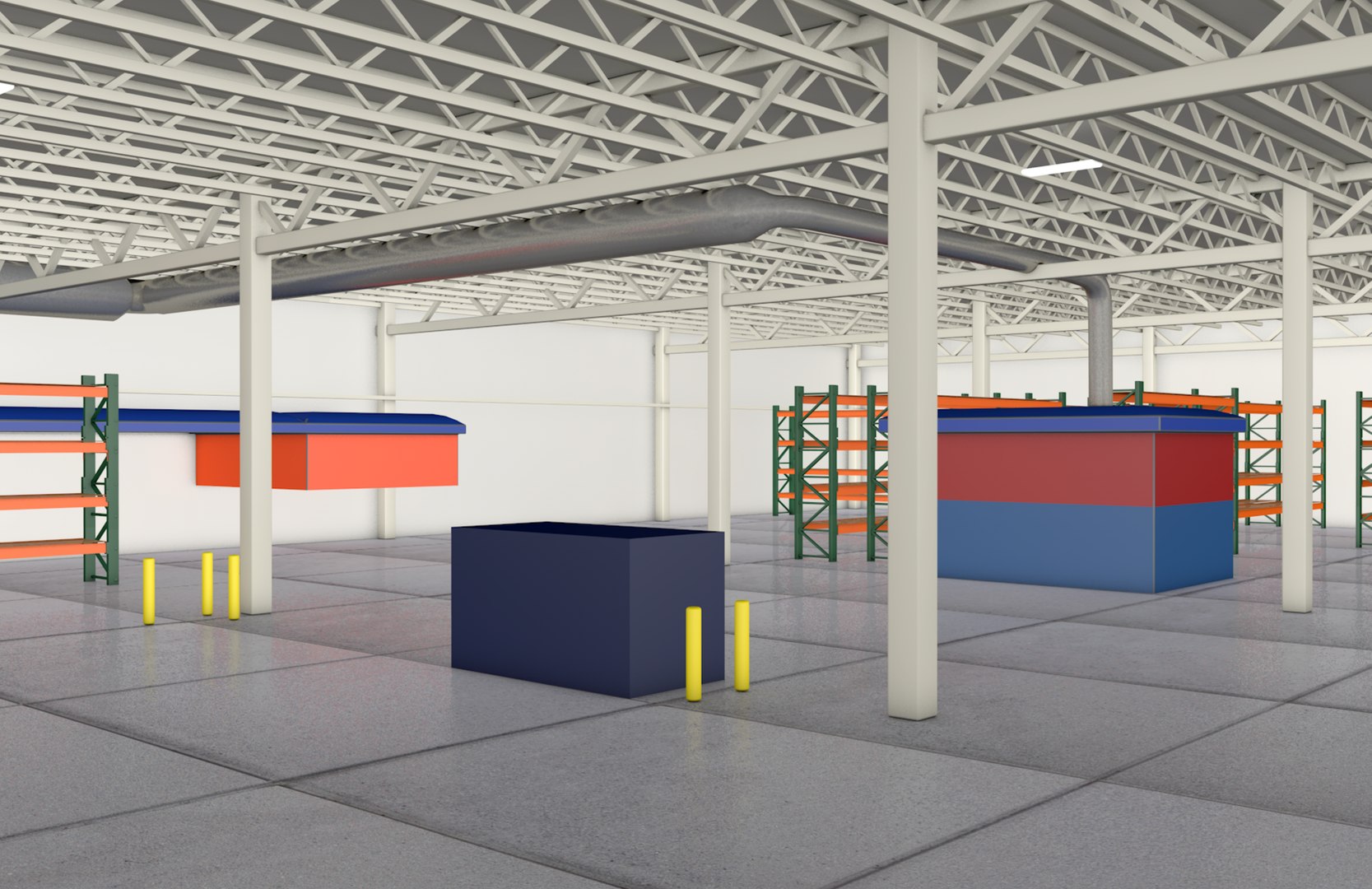 3D Warehouse Factory Room - TurboSquid 1441442