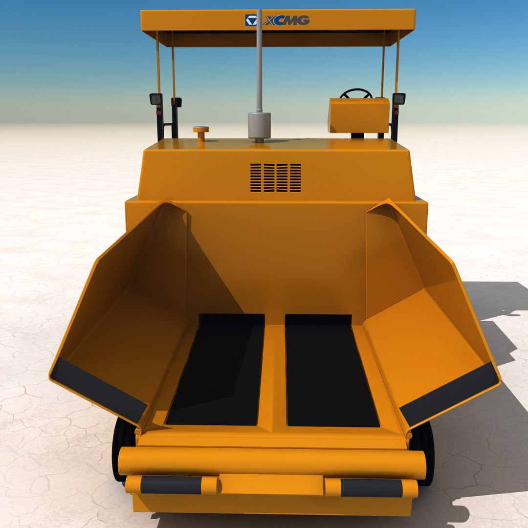 asphalt paver rp701j 3d model