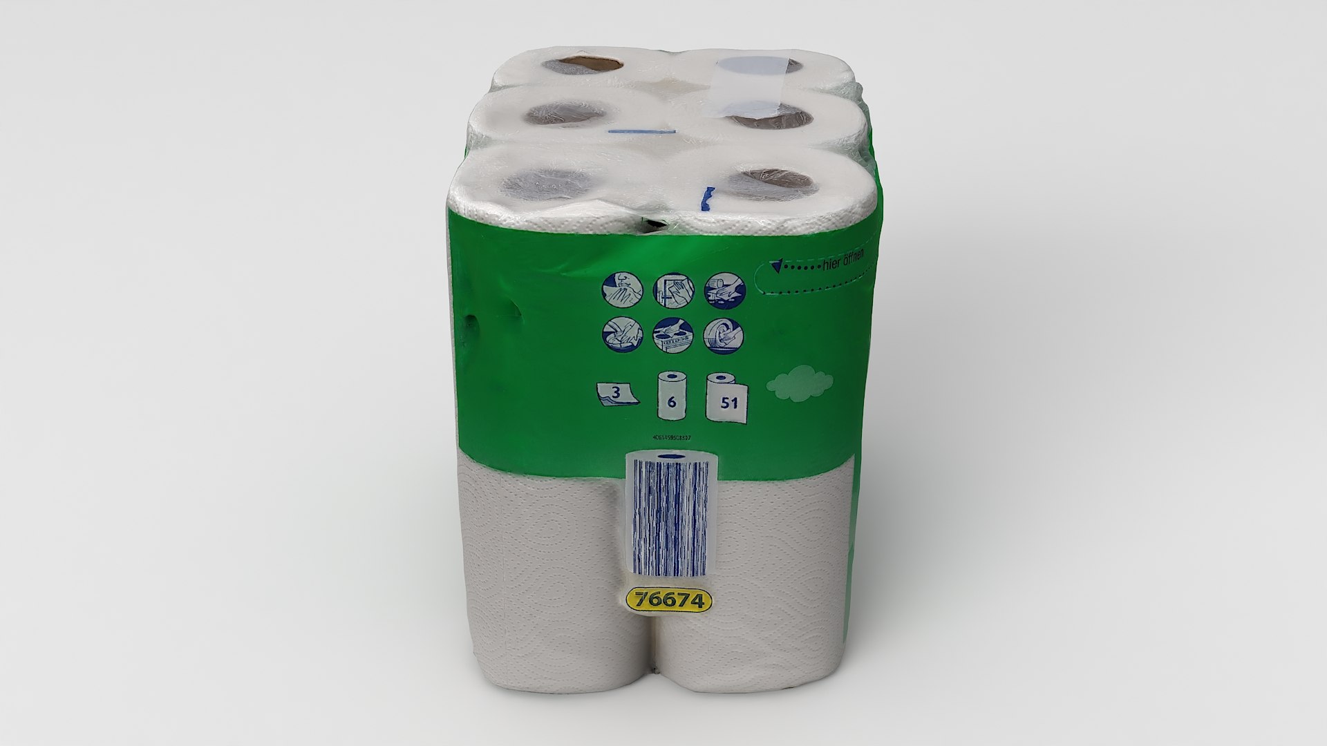 Packaging 35 Roll Package Model - TurboSquid 1893849