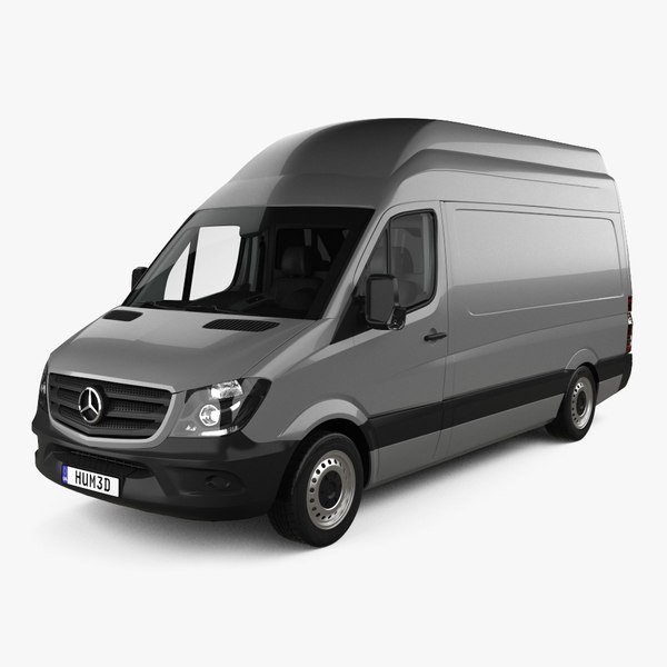 modelo 3d Mercedes-Benz Sprinter Panel Van SWB SHR with HQ interior ...