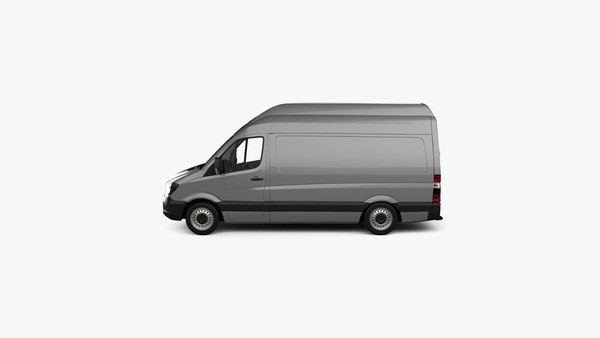 modelo 3d Mercedes-Benz Sprinter Panel Van SWB SHR with HQ interior ...