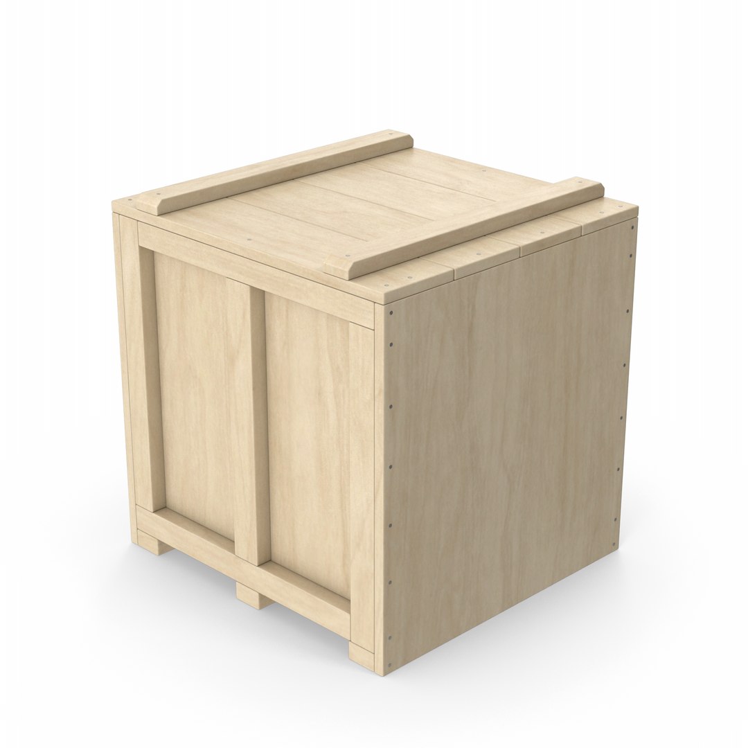 Wooden Cargo Box Model - TurboSquid 1989104