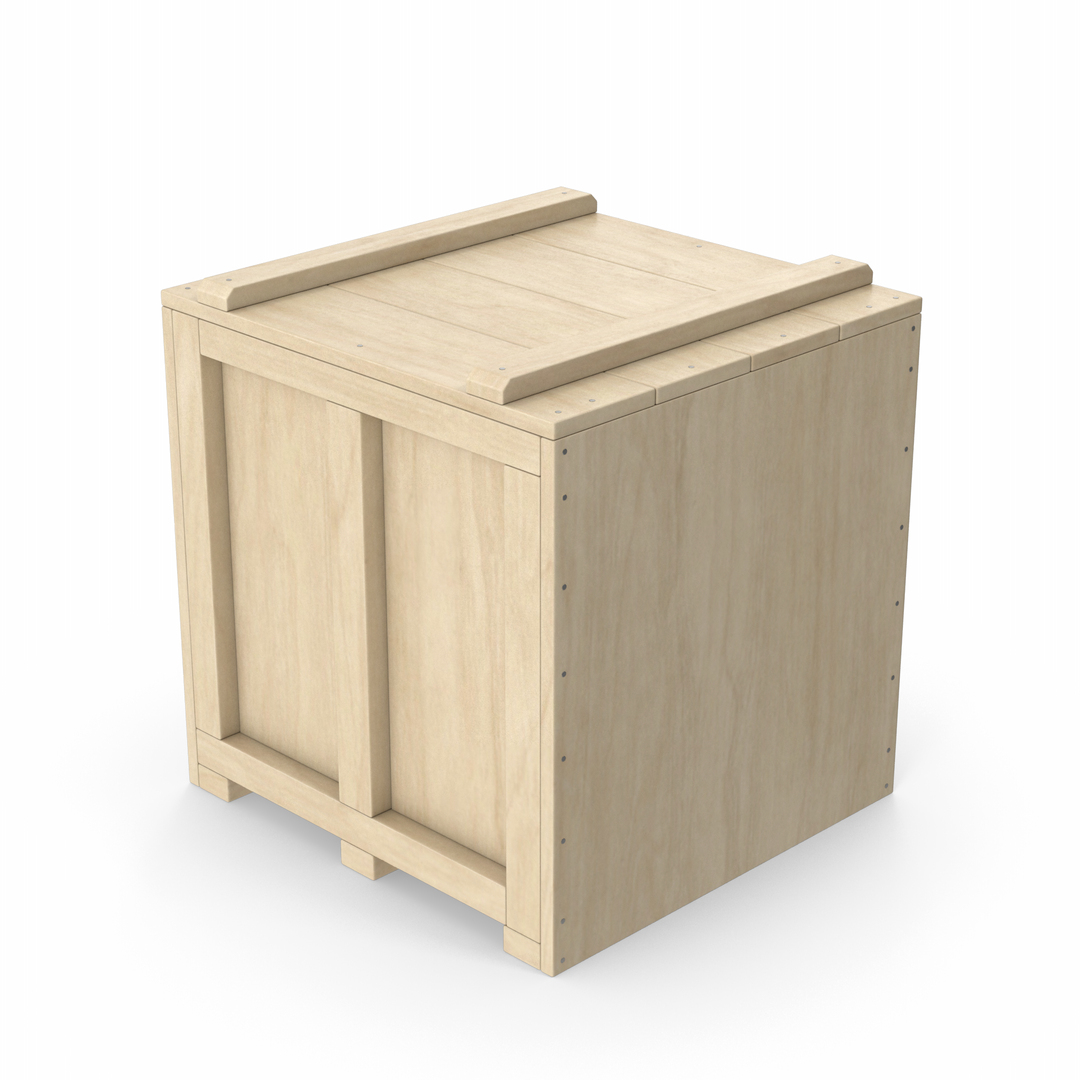 Wooden Cargo Box model - TurboSquid 1989104