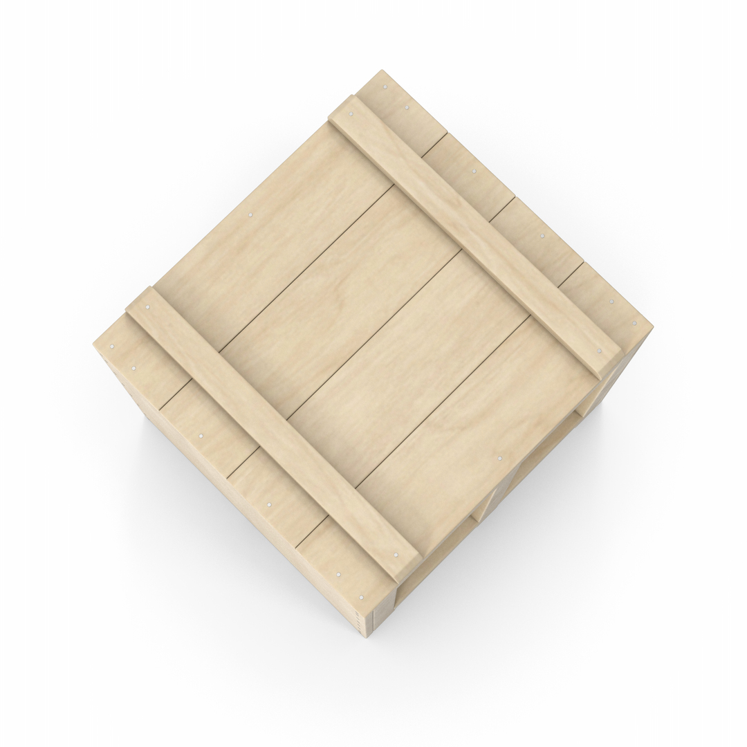 Wooden Cargo Box model - TurboSquid 1989104