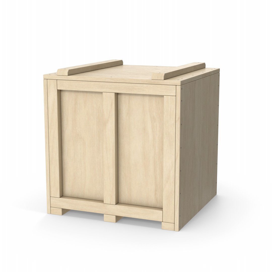 Wooden Cargo Box Model - TurboSquid 1989104