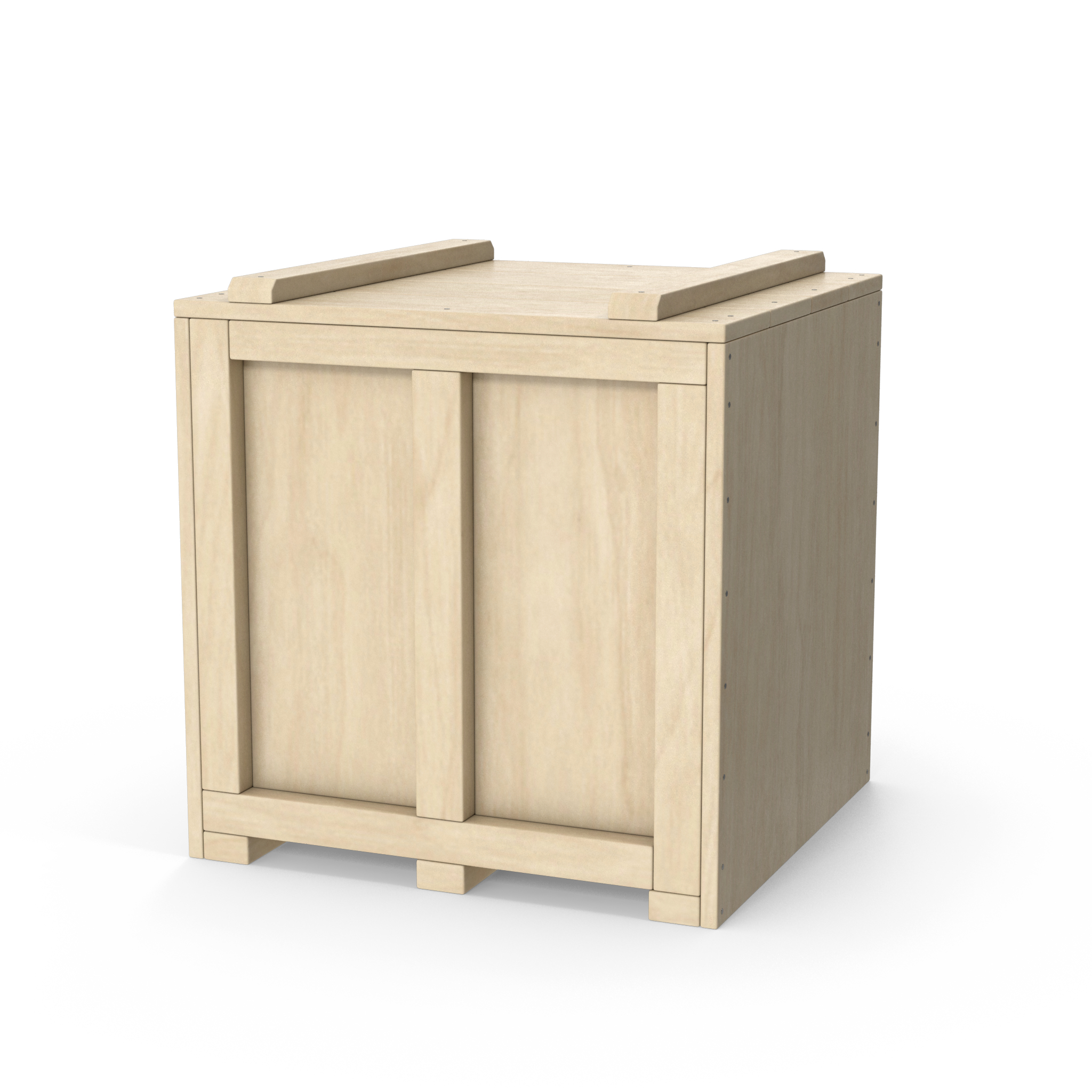 Wooden Cargo Box model - TurboSquid 1989104
