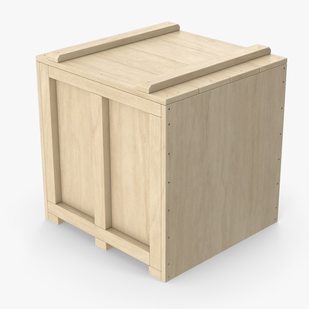 Wooden Cargo Box model - TurboSquid 1989104