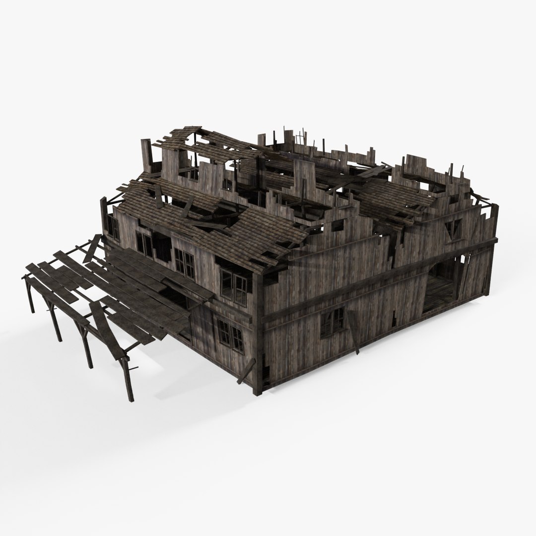 Destroy House 3D model - TurboSquid 2011459
