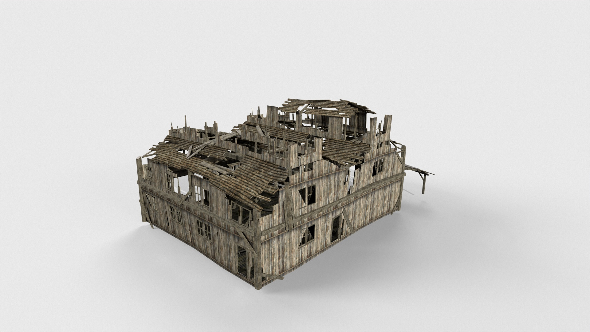 Destroy House 3D Model - TurboSquid 2011459